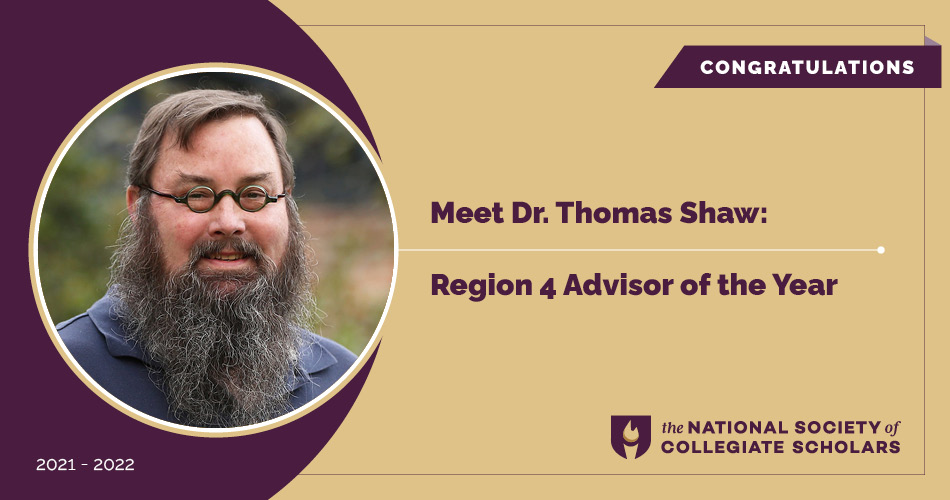 Meet Dr. Thomas Shaw: Region 4 Advisor of the Year | NSCS Blog