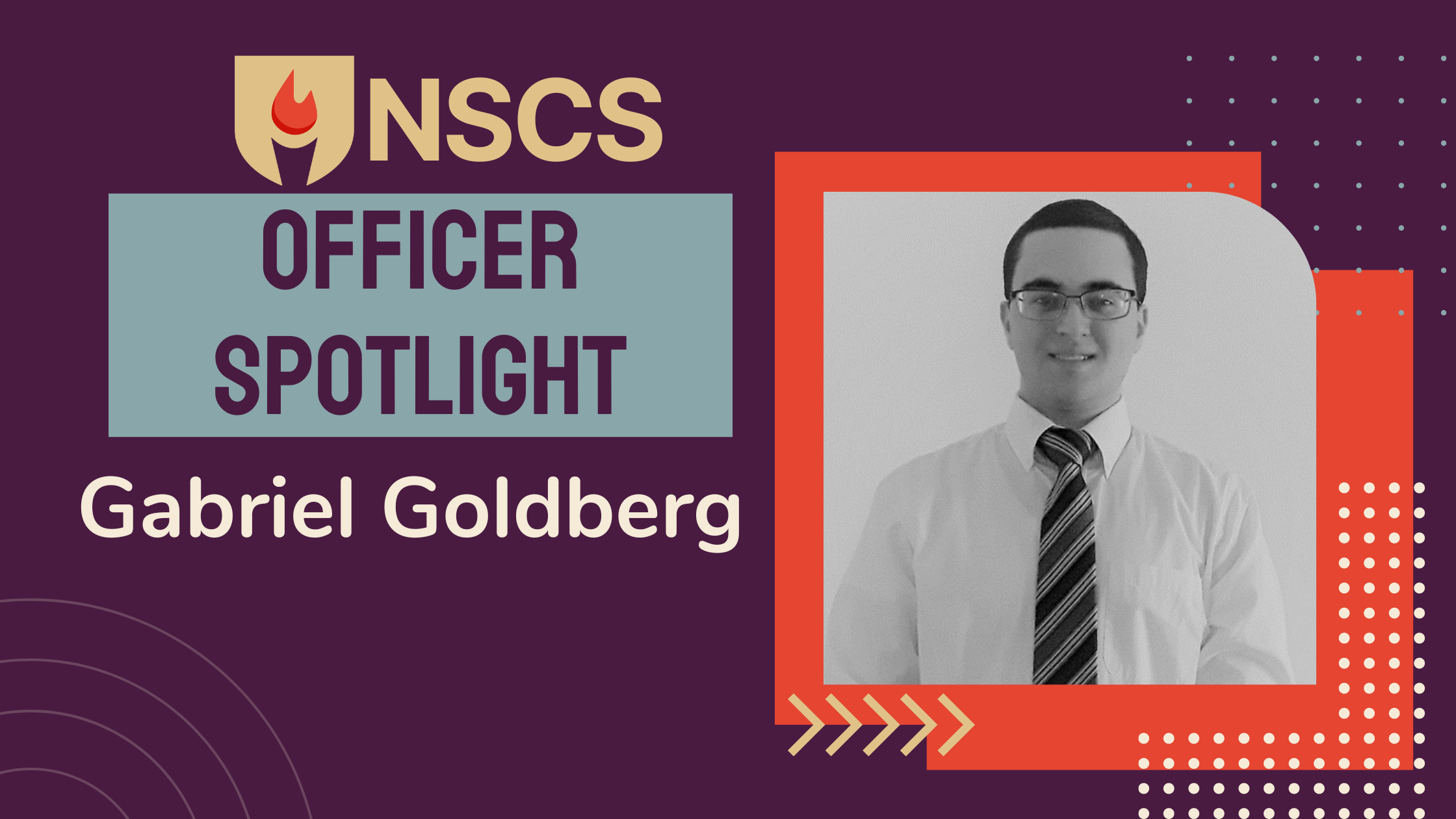 NSCS Chapter Officer Spotlight: Gabriel Goldberg | NSCS Blog